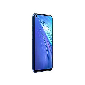 Realme 6 (64GB, 4GB) 6.5" 90Hz Display, 30W Fast Charge, MediaTek Helio G90T, GSM Unlocked Global 4G LTE (T-Mobile, AT&T, Metro) International Model - RMX2001 (64GB SD Bundle, Comet Blue)
