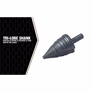 Southwire STEP BIT, DBL STRT FLUTE 1/4" TO 1-3/8"