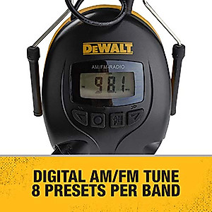 DeWalt DPG15 Industrial Safety Electronic Hearing Muff