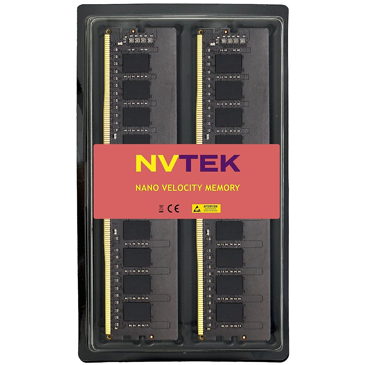 NVTEK 64GB (4X16GB) DDR4 2133MHZ PC4-17000 UDIMM 2Rx8 1.2V 288-PIN Non-ECC Unbuffered Desktop PC Computer Memory KIT