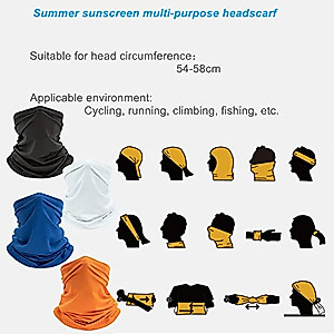 LJDJ Motorcycle Goggles,4 Pack Dirt Bike ATV Motocross Anti-UV Adjustable Riding Offroad Protective with 4 Pack Neck Breathable Bandana Mask for Men Women Kids Youth Adult