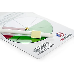 Tandem Sport Volleyball Rotation Tracker - Volleyball Rotation Tracker For Referees & Coaches - Tracks Substitutions, Positions & Time Outs