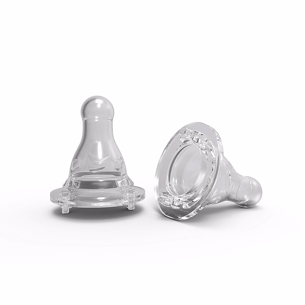 Avima Baby Silicone Nipples for Standard Neck Bottles, Medium Flow 3 Months+ (Set of 6)