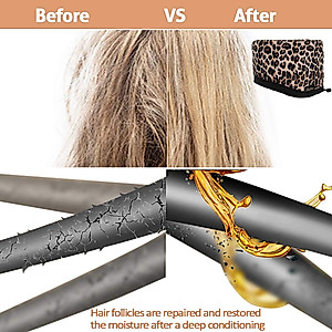Electric Thermal Heat Cap Corded for Deep Conditioning Nourishing Hair Therapy Treatment -Moisturizes, Repairs Dry, Damaged Hair into Smooth, Shiny, Frizz-Free