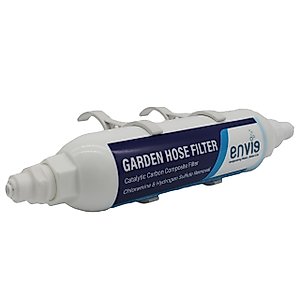 Envig Catalytic Carbon KDF Chloramine Filter, Post/Polish Filter for RO Systems, Aquarium Water Filter for RO Buddie and Other Reverse Osmosis Water Filters, up to 100% Chloramine Reduction