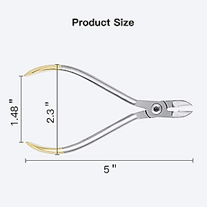 Dental Ligature Cutter Plier, Orthodontic Light Wire Cutting Pliers Instruments with Tip, Wire Cutter Dental Instrument Tool for Dentists