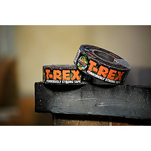 T-Rex 240998 Ferociously Strong Tape, 1.88 Inches x 35 Yards, Waterproof Backing, Dark Gunmetal Gray, Single Roll