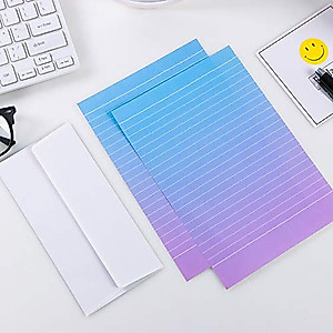 IMagicoo 36 Lovely Cute Writing Stationery Paper Letter Set with 18 Envelope + 1 Sheet Label Seal Sticker (8.3x5.6 Inch)