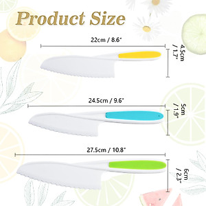 Montessori Kitchen Tools for Toddlers, Kids Knife Set for Real Cooking,Serrated Edges Plastic Knives,Peeler, Crinkle Cutter,Toddler Chef Knife Set(6 Pcs)