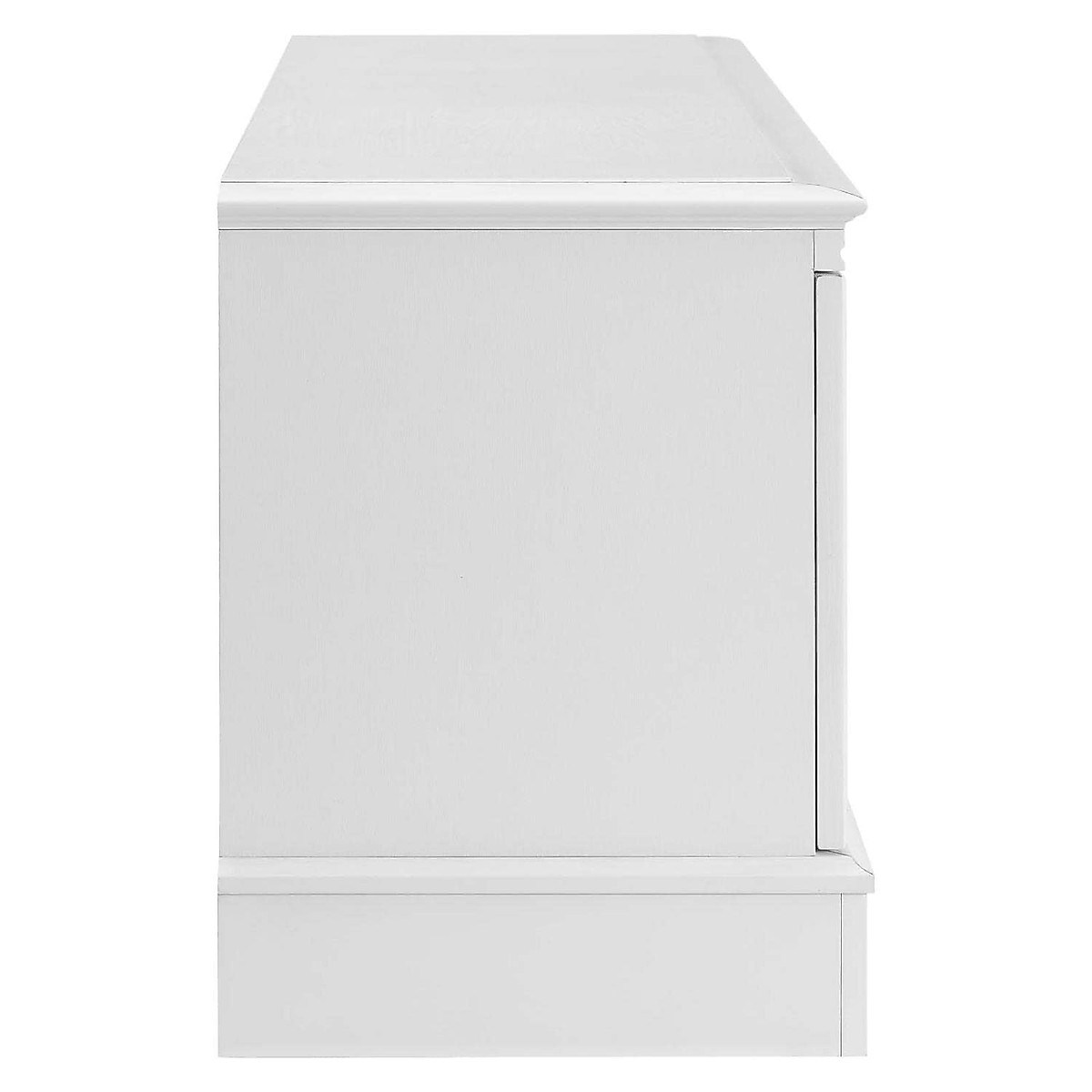 Modway Pacific Coastal Contemporary 47" TV Stand in White, 47 Inch