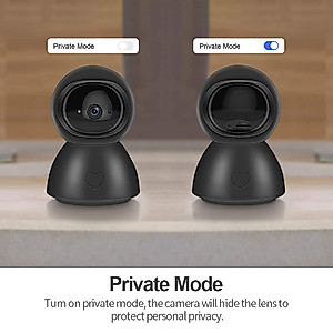 EVERSECU Pet Camera,2K Security Camera Indoor, 2.4G&5G WiFi, Dog Camera with Phone App,Home Camera for Baby/Elder with One-Touch Call, Night Vision, 2-Way Audio, AI Motion Detection