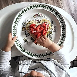 Portmeirion Botanic Garden 30 Piece Earthenware Dish Set | Dinnerware Set for 6 | Earthenware Dish Set | Includes Dinner Plates, Side Plates, Mugs, Soup Bowls, & Pasta Bowls