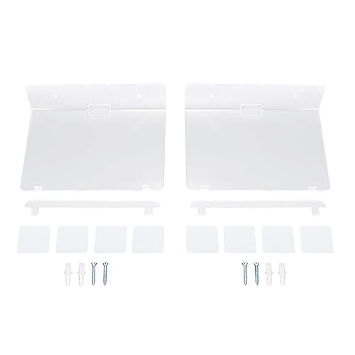 Acrylic Floating Shelf, 2 Pack Wall Mount Shelf for Speaker Monitor Living Room Wall Decor, 7.9x5.9