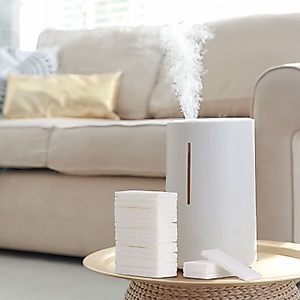 Leelosp Unscented Aroma Pads Aromatherapy Perfume Oil Diffuser Refill Pad Scented Oil Replacement Humidifierfor Home Car Scent Ball Style Plug in Diffuser Refill(100 Pieces)