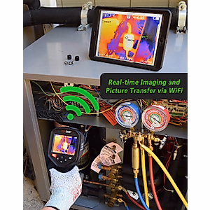 ennoLogic Thermal Imaging Camera with WiFi - 320 x 240 IR Infrared Thermal Imager with 3.5" 640x480 TFT Display - eT450C