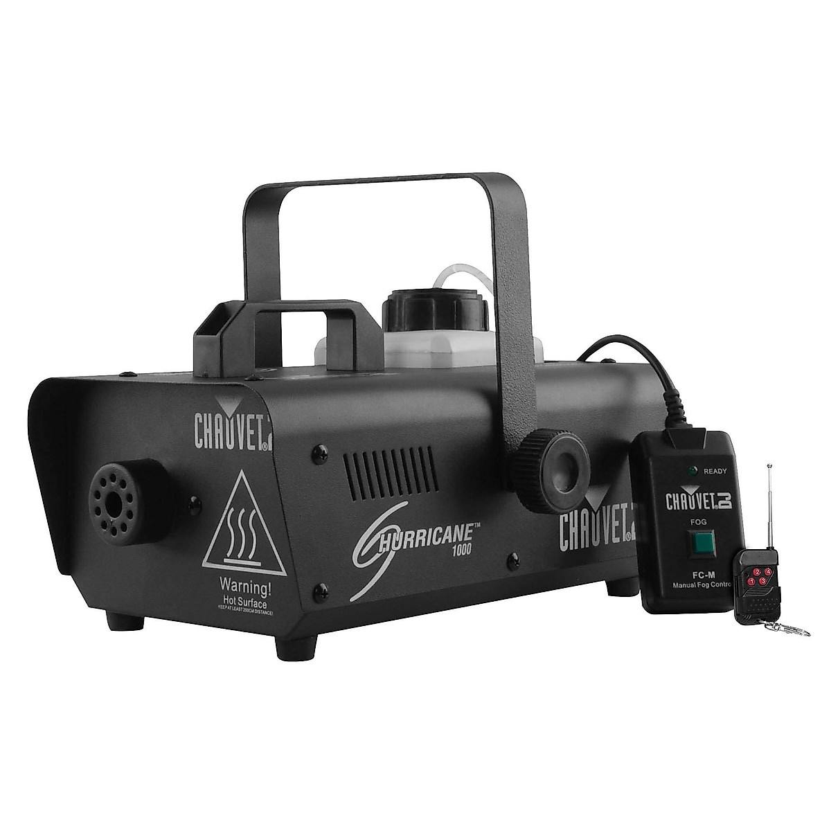 CHAUVET DJ Hurricane 1000 1L Pro Fog/Smoke Machine w/Wired and Wireless Remote