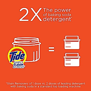 Tide Simply Clean & Fresh Liquid Laundry Detergent, Refreshing Breeze, 128 fl oz (3.78 L)