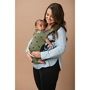 Baby Tula Lite Compact Baby Carrier, Ultra Compact and Lightweight, Convenient Carry Pouch, Ergonomic and Multiple Positions for 12 – 30 pounds (Soar)…