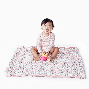 Bernat Baby Blanket Yarn, 3.5oz, Super Bulky 6 Gauge - Pink - Single Ball Machine Wash & Dry (454533)