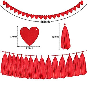 70pcs Valentines Day Red Hanging Paper Fans Decorations - Wedding Bachelorette Party Barbecue Birthday Party Holidays Picnic Circus Carnival New Years Valentines Day Party Photo Booth Backdrops Decorations