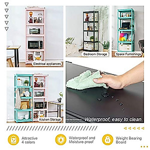 Lomani 5-Tier Heavy Duty Adjustable Garage Shelf, Storage Rack, Steel Organizer Rack-Green