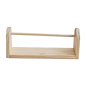 Tachiuwa Yarn Ball Holder Yarn Dispenser Portable Wooden Yarn Rolling Holder Thread Yarn Spindle Rack for Craft Crocheting Knitting DIY Supplies, 25cmx15cm