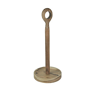 Exquisite Natural Acacia Wood Paper Towel Holder - Perfect Blend of Farmhouse Functionality and Boho-Inspired Aesthetics for a Stylish Kitchen Culinary Space