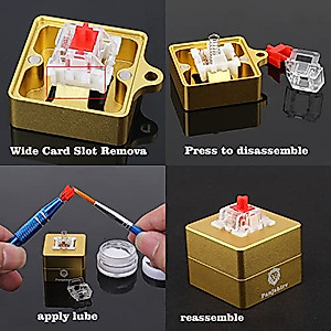 Panjshirv Mechanical Keyboard Switch Lubrication Tool Set Cherry Gateron Invyr TTC Kailh Switch Opener Lubrication Tool