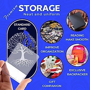 KUOOKING Toploader Binder - Holds 288+ TopLoaders for Cards, 9 Pocket Top Loader Binders with Sleeves for 3" x 4" Rigid Card Holders for TCG, MTG,Sports and other Standard Card (White)