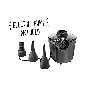 The Shrunks Twin Air Mattress Travel Bed for Kids and Adults with Pump Portable Inflatable Mattress Cot for Families Single Blow Up Air Bed for Travel, Camping, Sleepovers, or Home Twin Size Floor Bed