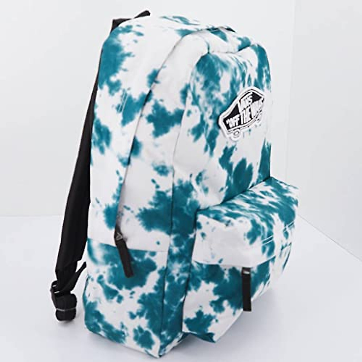 Vans Realm Deep Blue Teal Backpack, Tie Dye, One size