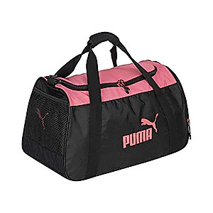 PUMA womens Evercat No. 1 Logo Duffel Bags, Black Combo, One Size US