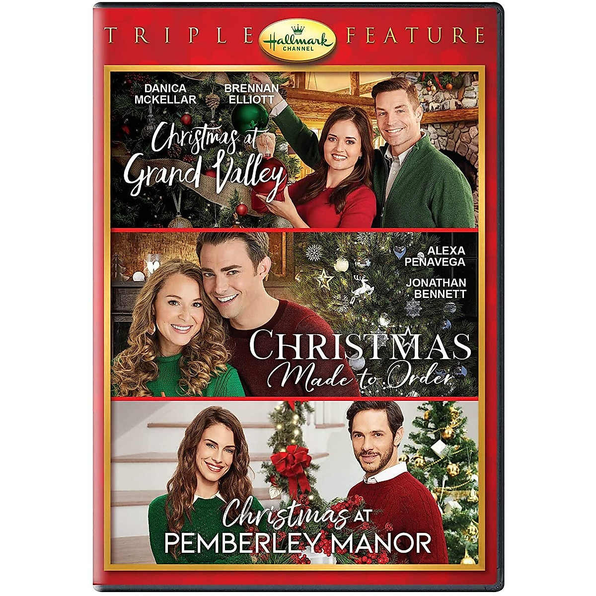 Hallmark Holiday Collection Triple Feature: Christmas At Grand Valley / Christmas Made to Order / Christmas at Pemberley Manor