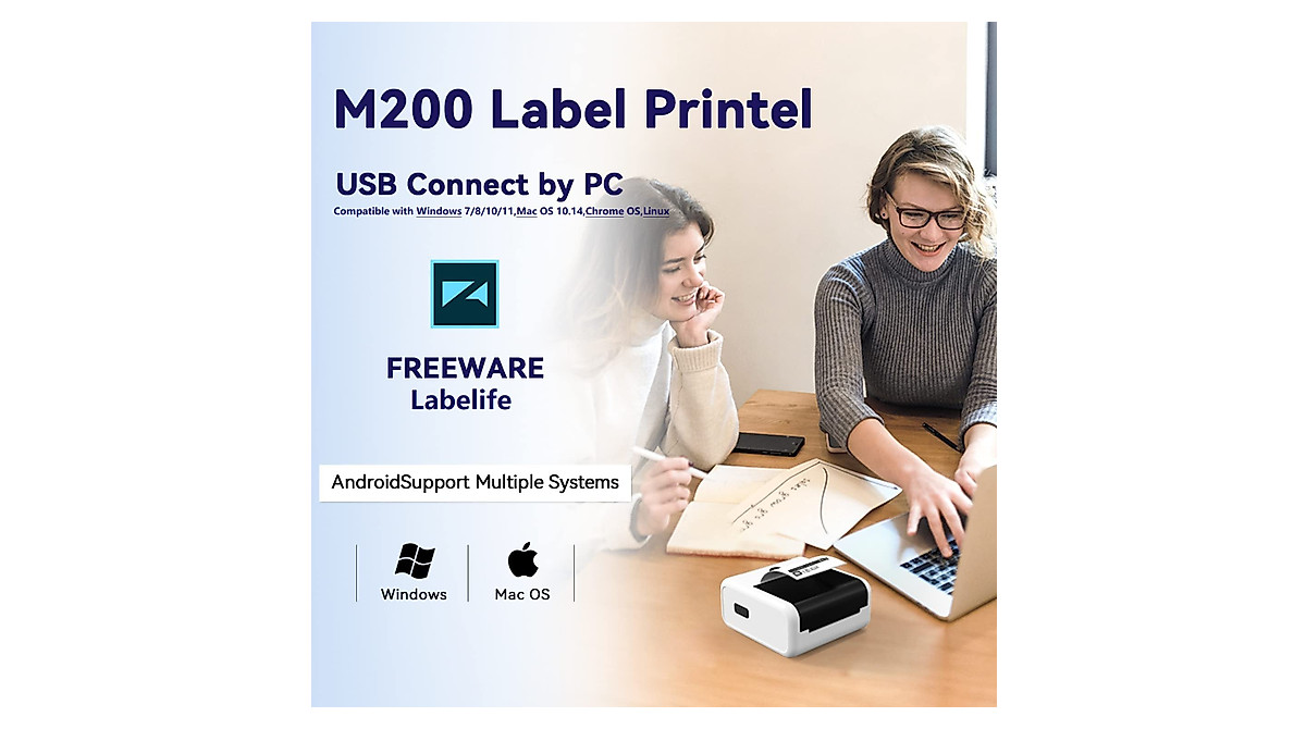 Phomemo M200 Label Printer - Versatile Wireless Solution