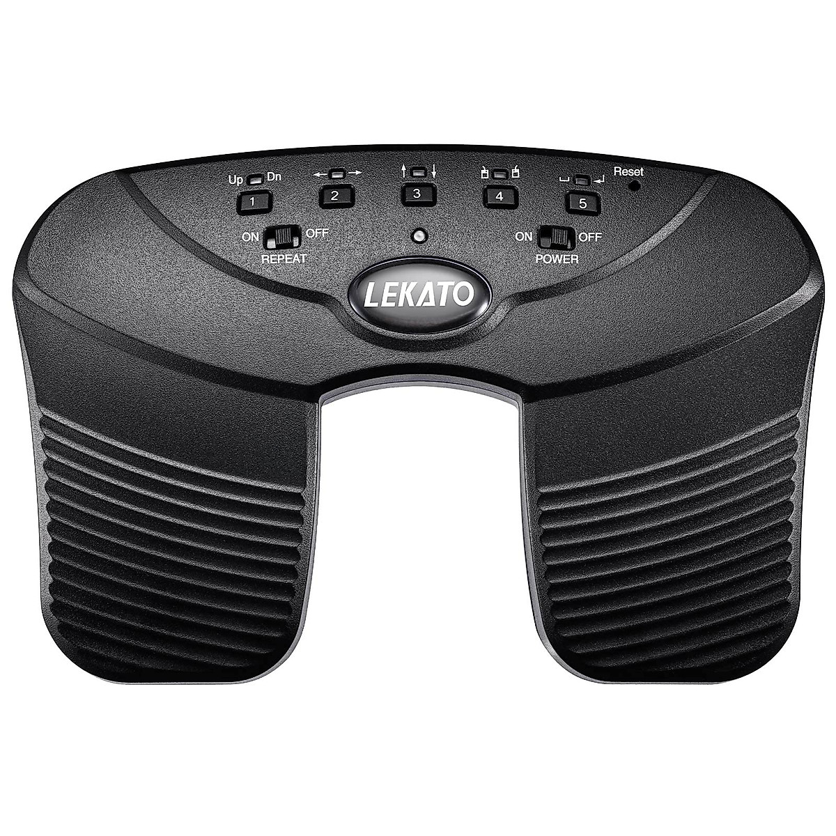 LEKATO Wireless Page Turner Pedal Ipad, Rechargeable Music Page Turner Foot Pedal Bluetooth Page Turner Pedal Silent Page Turner Pedal Wireless Page Turner Pedal for Ipad Tablets Phones App Controller