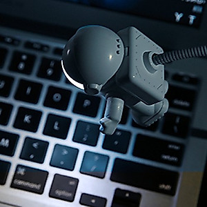 Vktech Creative Astronaut LED USB Light Adjustable Tube for Laptop PC Notebook