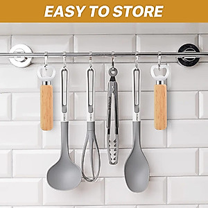 Worldity 20Pcs Wooden Bottle Opener, Stainless Steel Wood Handheld Beer Opener, Funny Bartender Bottle Opener for Groomsmen Gifts, Perfect for Home Kitchen Wedding Party Bar Restaurant