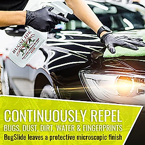 Bugslide 4 Oz Travel Kit with Cleaner with Microfiber Towel - Multisurface Cleaning and Car Detailing Solution That Shines and Degreases Your Car, Convenient Size for Travel