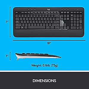 Logitech MK545 Advanced Wireless Keyboard and Mouse Combo