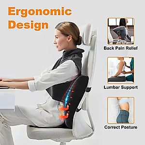 CILI Massage Chair Pad & Lumbar Support Pillow