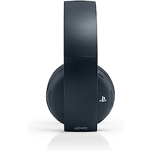 PlayStation Gold Wireless Stereo Headset - Jet Black (Renewed)