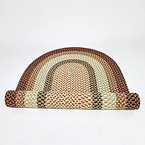 Colonial Mills Marin Braided Rug, 4x6, Rust