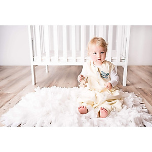 Baby Merlin's Magic Dream Sack Walker - Microfleece Baby Wearable Blanket - Cream - Baby Sleep Sack 12-18 Months