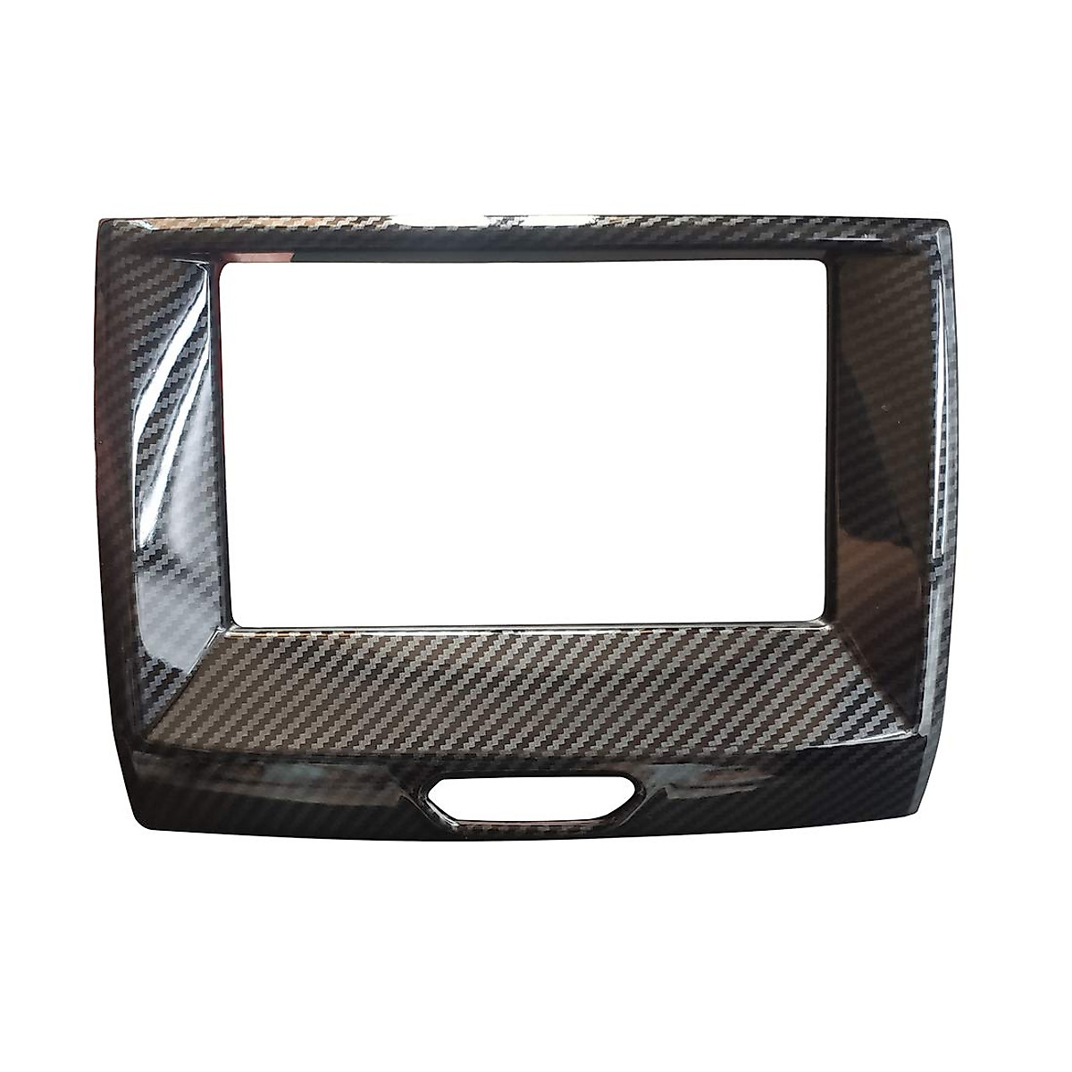 ruihe Carbon Fiber Color Inner Center Navigation Frame Cover Fit for Ford Ranger 2015 2016 2017 2018 2019 2020 2021