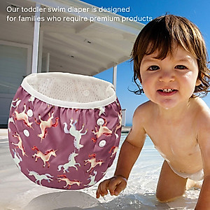 Joyo roy Swim Diapers Size 4 Reusable Girl Reusable Swim Diapers Swimming Diapers Waterproof Diapers for Swimming Water Diaper Toddler Swim Diaper Swimmer Diapers Baby Swim Diaper Reusable Girls 2-4T
