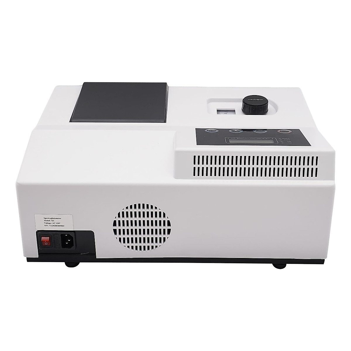 DNYSYSJ Visible Spectrophotometer 4 LDC 721 Digital Wavelength Lab Visible Wavelength Range 350 to 1020nm Wave Tungsten Lamp Laboratory Equipment 110V Photometer