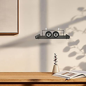 DECHOUS Router Wall Hanging Shelf Metal Mesh Tv Box Floating Shelf for DVD Player Projector Living Room Bedroom Kitchen Office