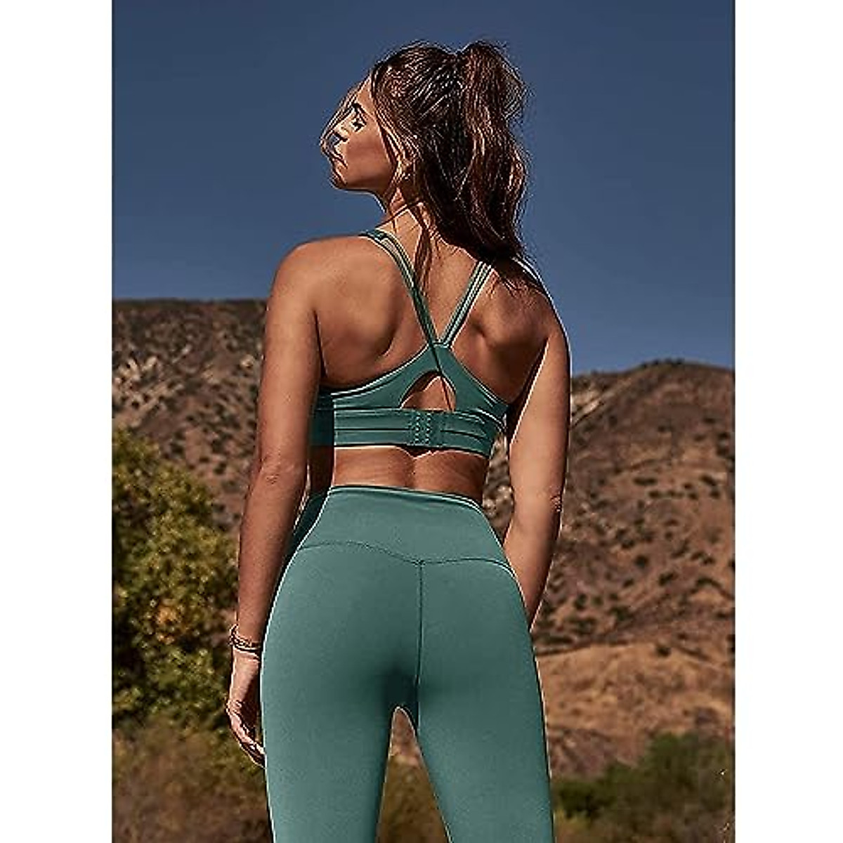 CAMPSNAIL Women High Waisted Leggings - Soft Tummy Control Slimming Yoga Pants for Workout Athletic Running Reg & Plus Size
