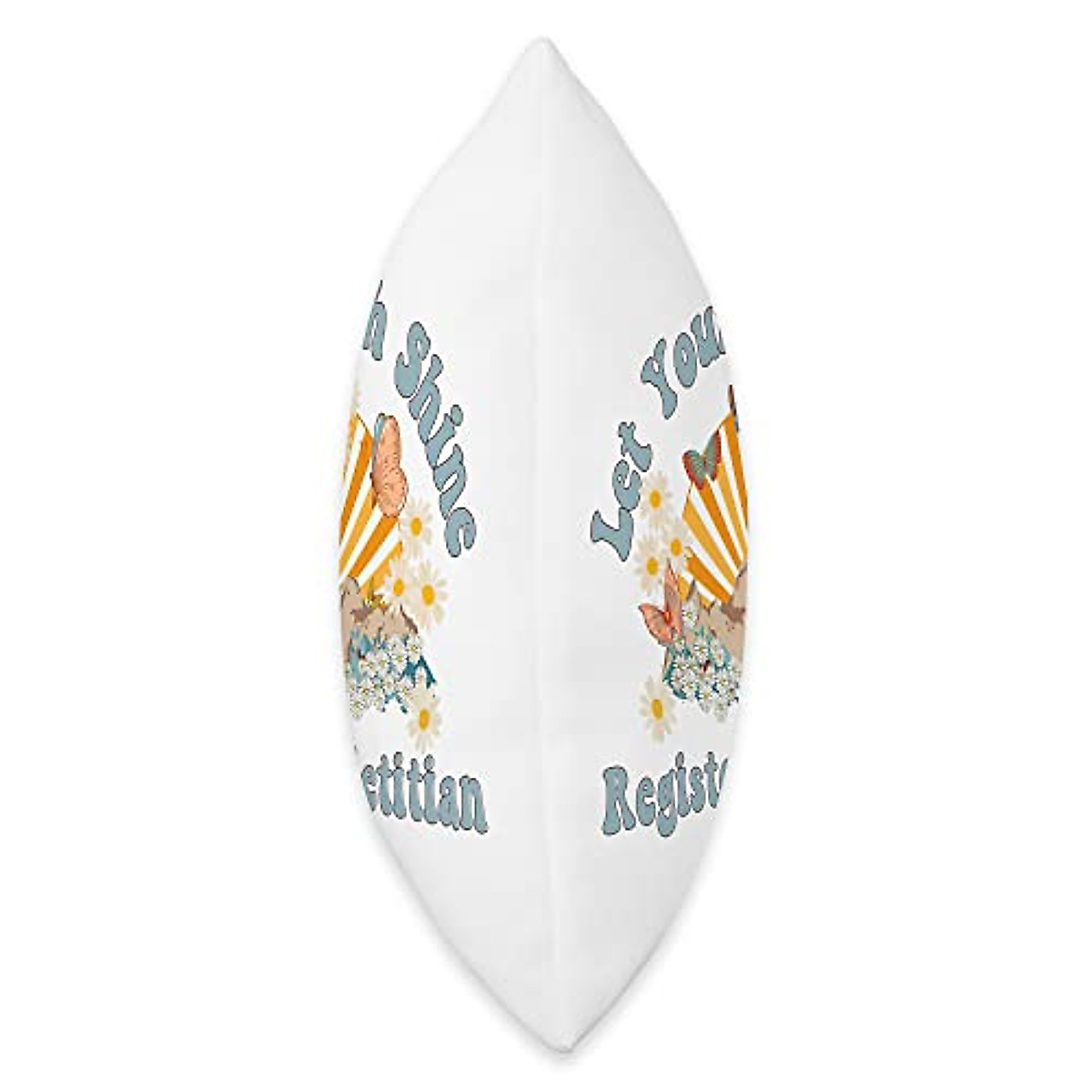 National Nutrition Dietetics Day Month March Licensed Registered Dietitian Nutritionist Day Sunshine Throw Pillow, 18x18, Multicolor