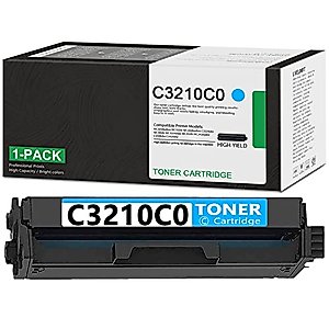 LVE C3210C0 High Yield Toner Cartridge Replacement for Lexmark C3210C0 MC3224i MC3426i MC3224dwe MC3224adwe MC3326adwe MC3326i C3326dw C3426dw C3224dw MC3426adw Printer, 1 Pack Cyan.